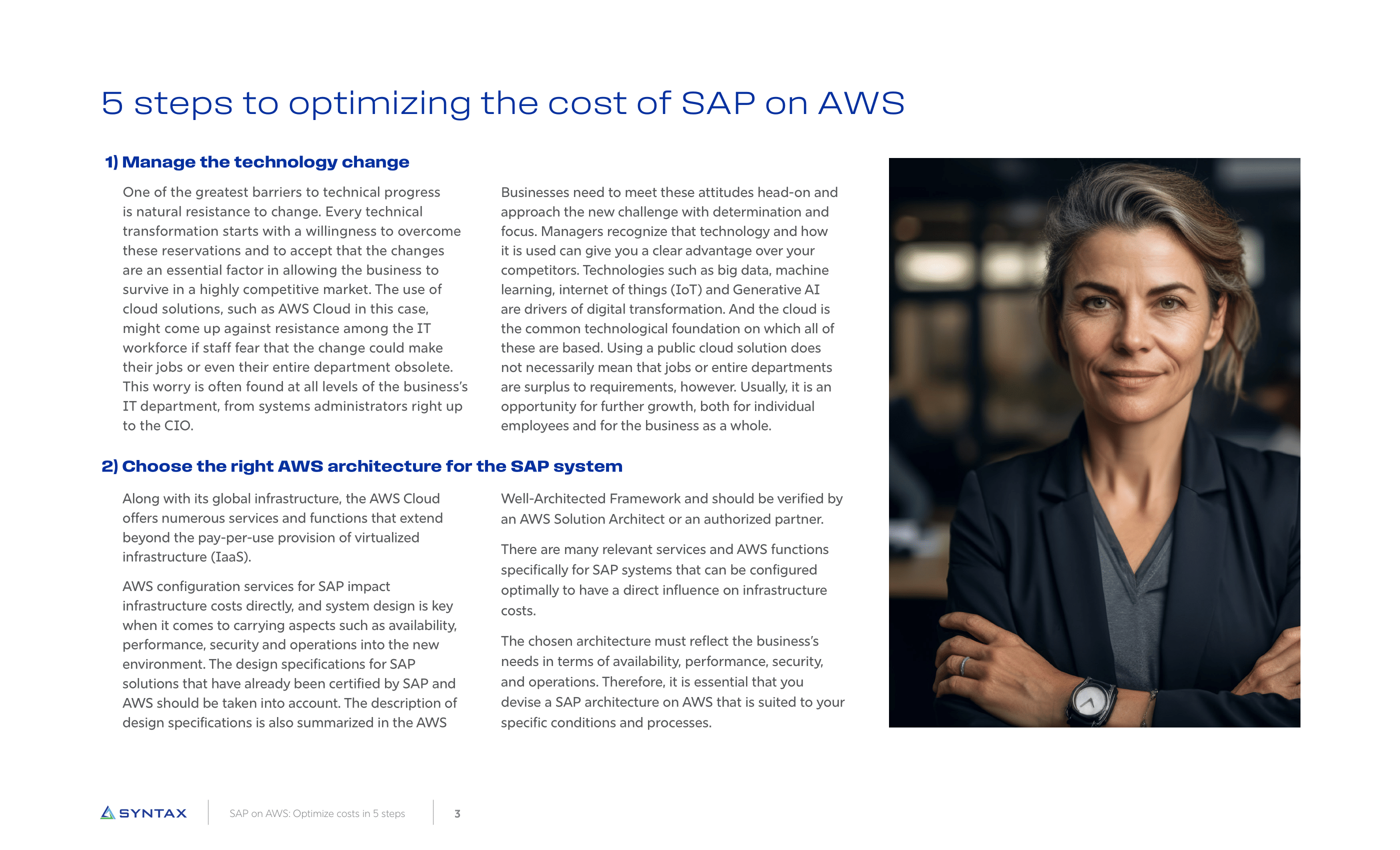 Optimize Cost in 5 Steps - SAP on AWS:Asset Downloaded